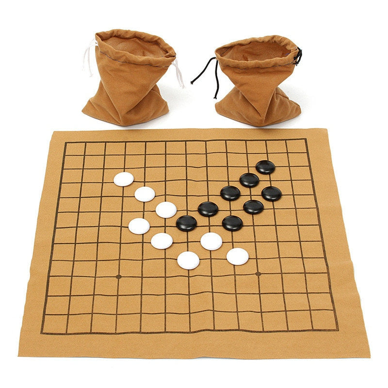 Jeu de Go Plateau en Daim | Tête-Dure